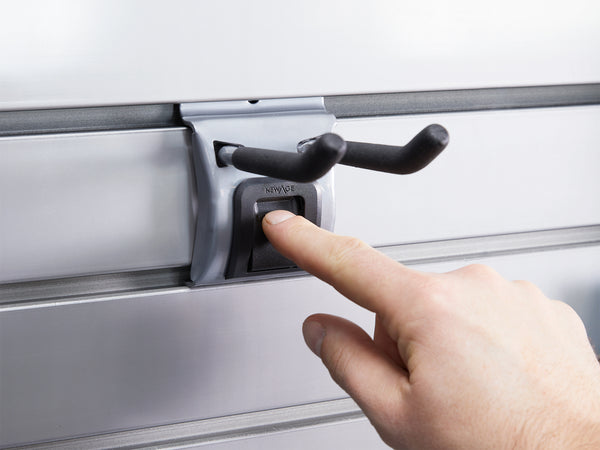 Lockable Slatwall 29-Piece Ultimate Hook Kit - NewAge Products | Canada