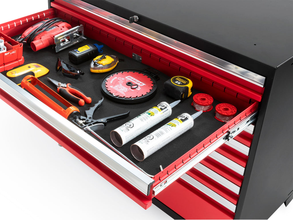 Pro Series 42" 7-Drawer Tool Cabinet · 18-Gauge Steel · Fully-Welded ...