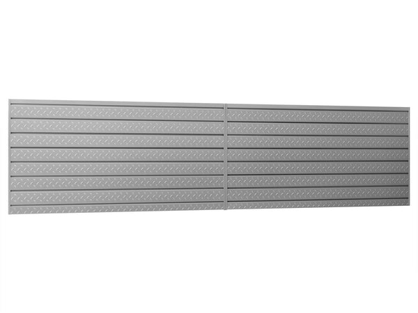 Pro Series 16 sq. ft. Steel Slatwall with 40-Piece Accessory Kit ...