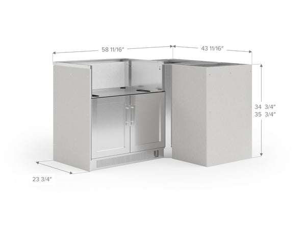 Signature Series 4PC Custom Outdoor Kitchen · 304 Stainless Steel · Sh ...
