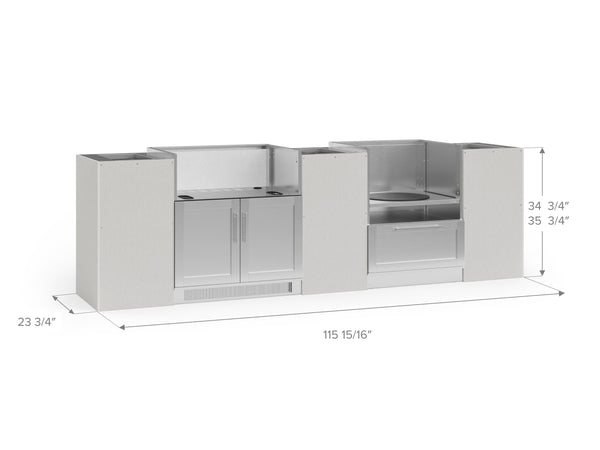Signature Series 6PC Custom Outdoor Kitchen · 304 Stainless Steel · Sh ...